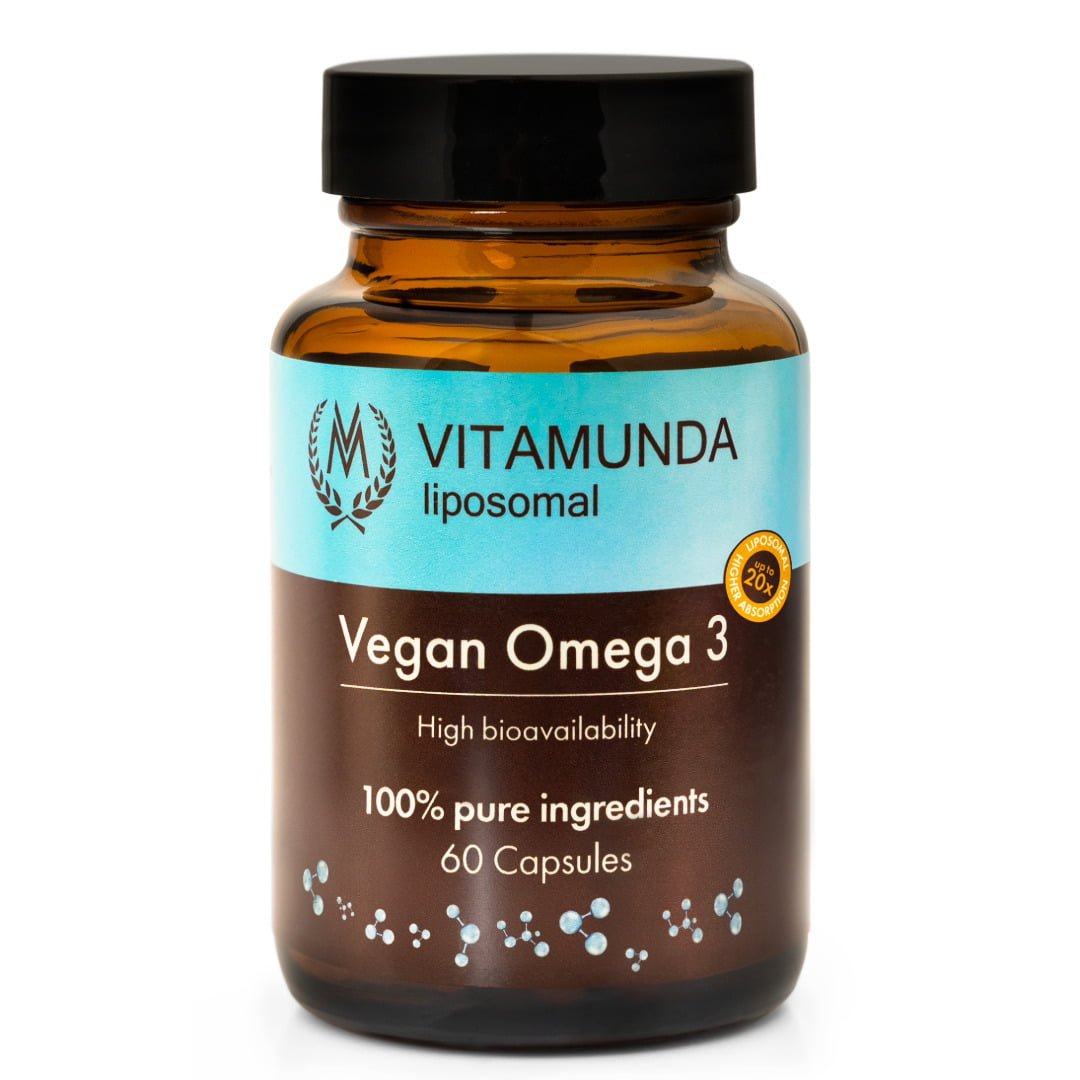 LIPOSOMAL Vegan Omega from Algae Oil 1000 mg DHA+EPA – 60 Caps - NUMED ...